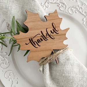 Personalized Place Cards/ Wooden Place Cards/fall Wedding/custom Place ...