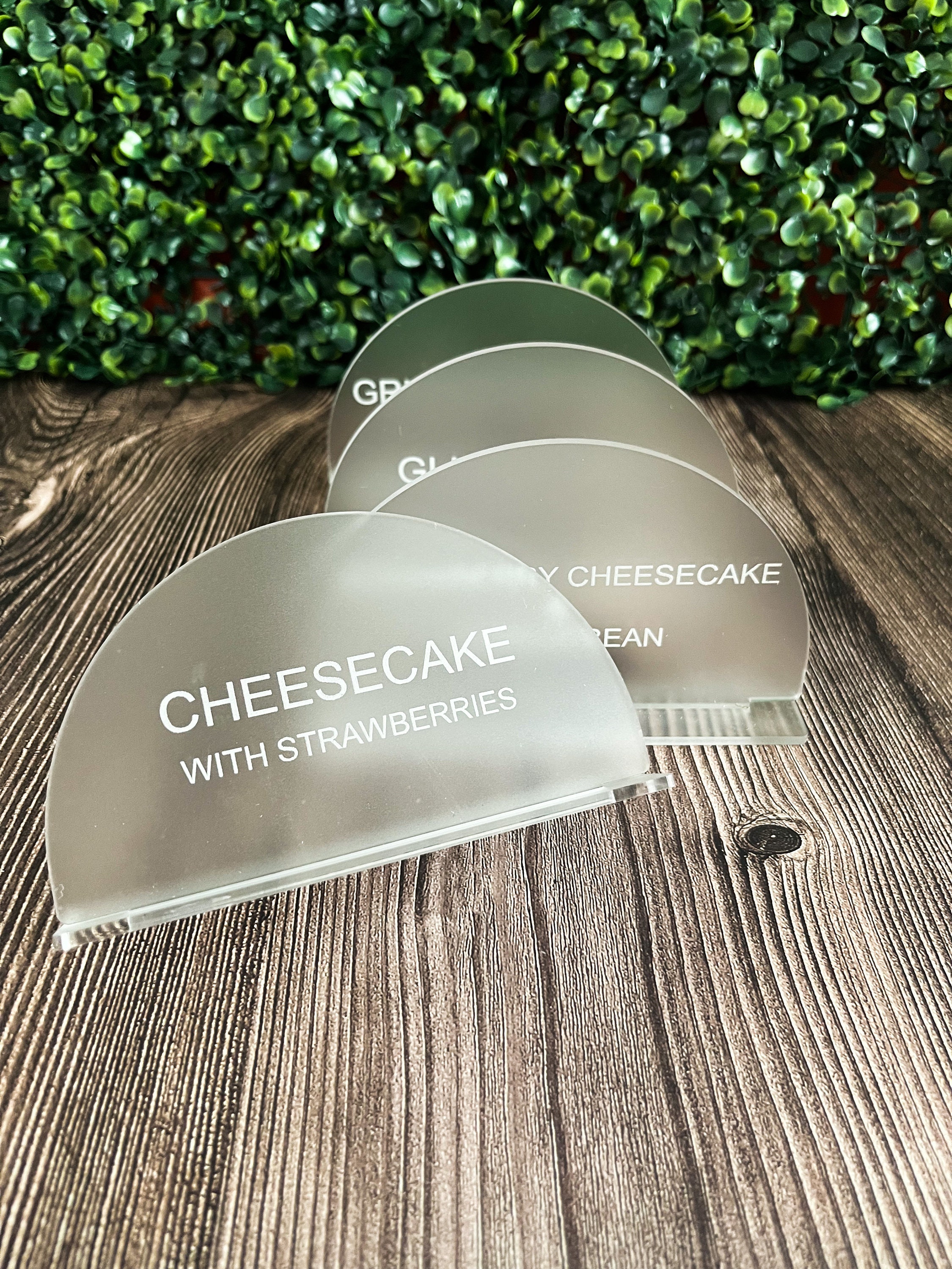 Acrylic Food Labels, Party and Event Decor, Party Buffet Signs, Event ...