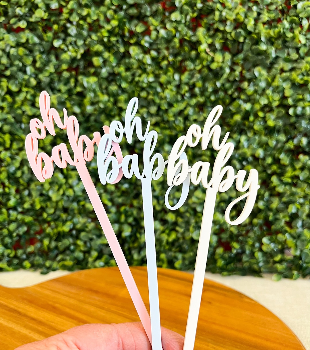 Custom Drink Stirrer, Cocktail Stirrer, Baby Shower Decor, Swizzle ...