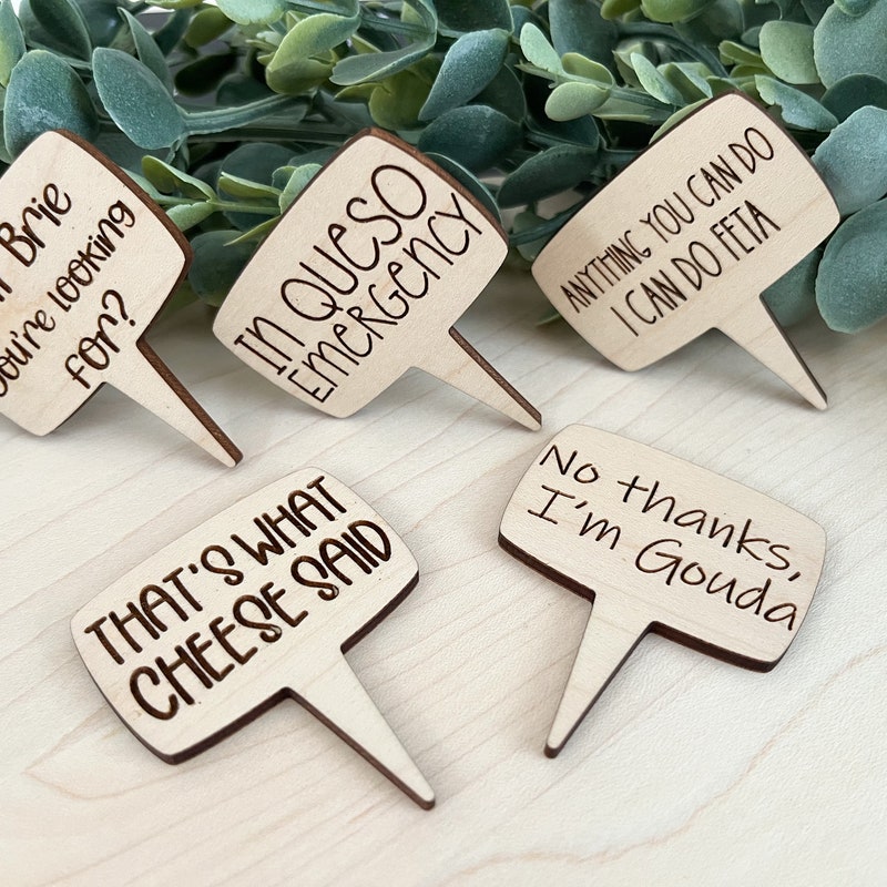 Cheese Names Food Picks - Etsy