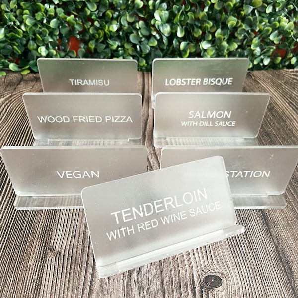 Buffet Food Labels - Etsy