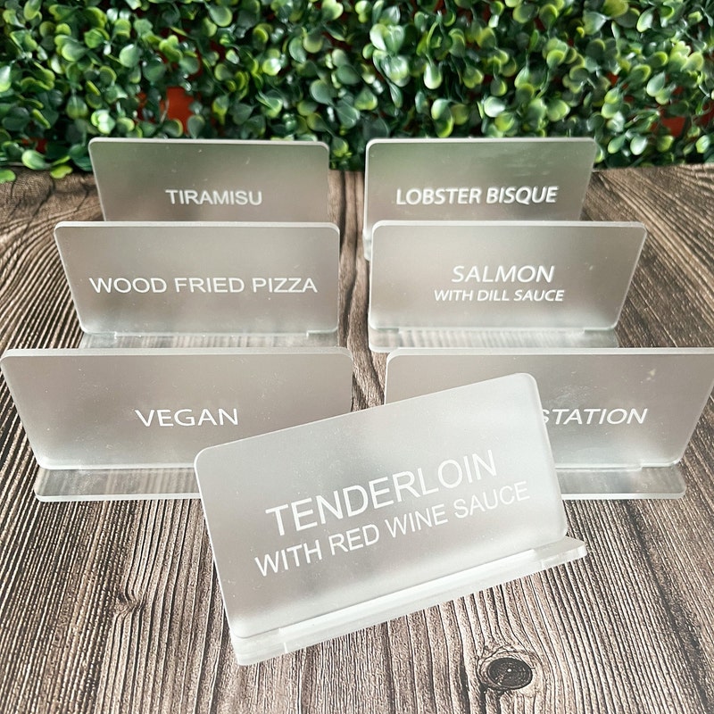 Food Tags for Buffet - Etsy