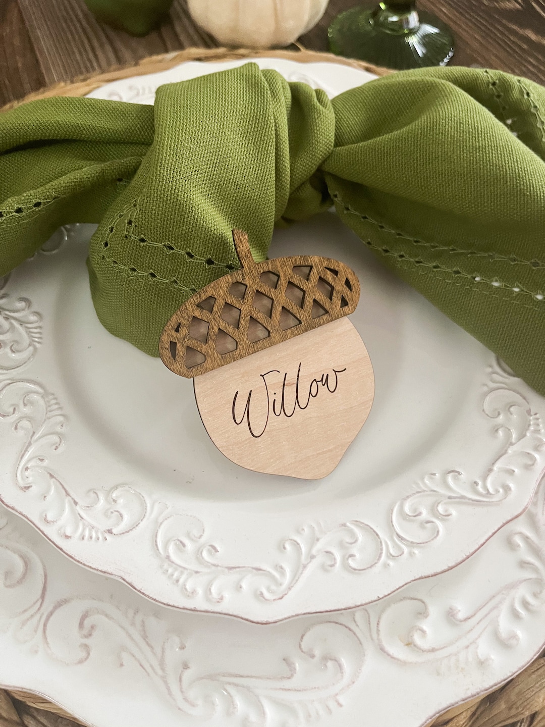 Personalized Place Cards/thanksgiving Place Cards/custom Place Cards ...