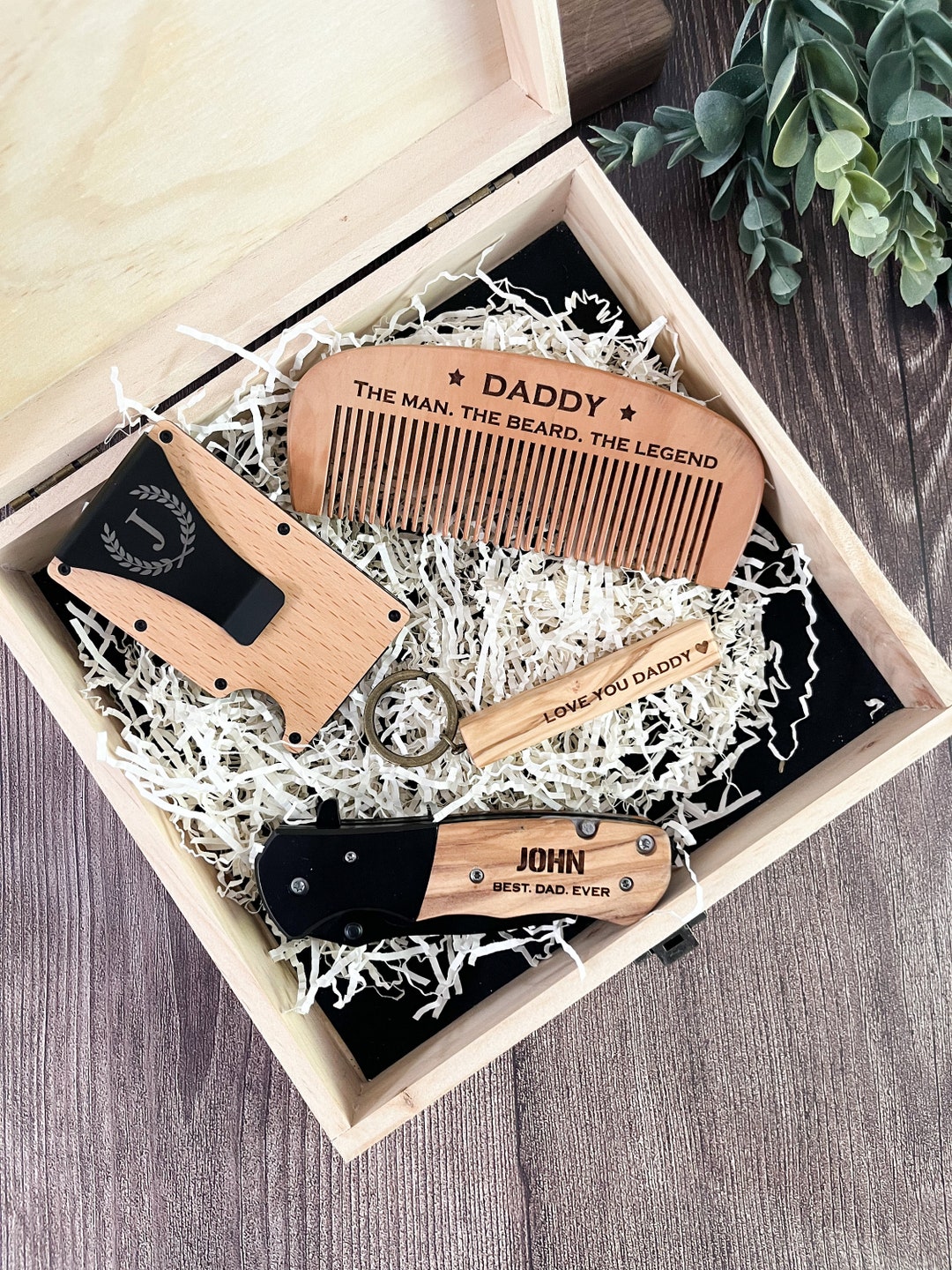 Father's Day Gift Box Set, Men's Gift Set, Personalized Gift Set for ...