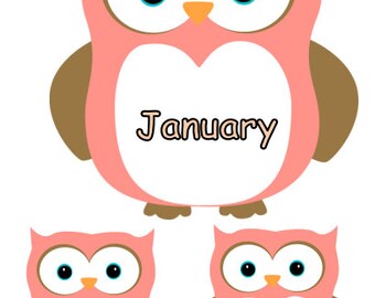Owl Birthday Chart - Etsy