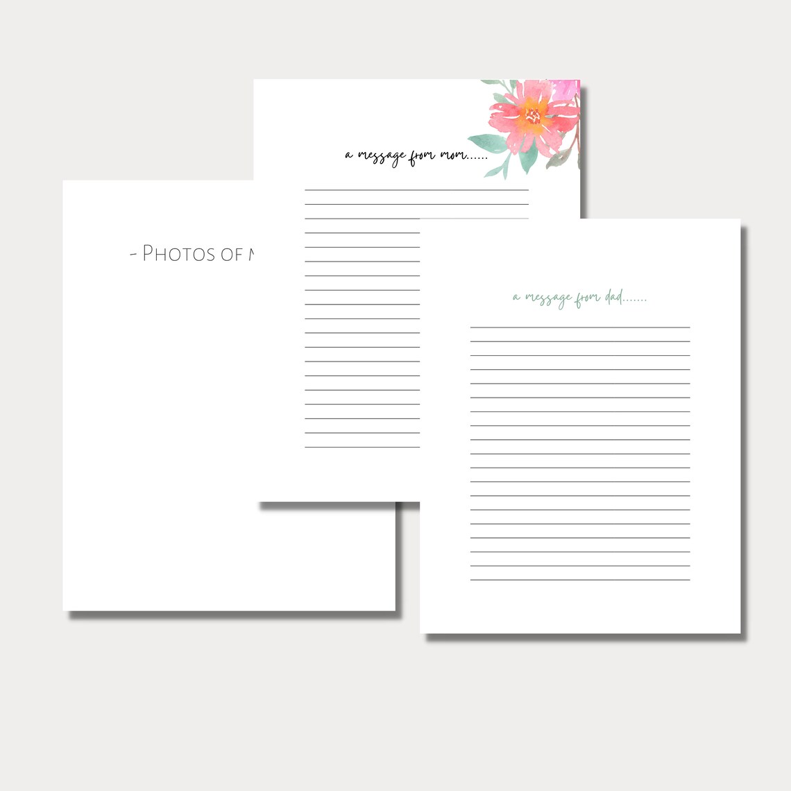 Baptism Memory Book LDS Printable Baptism Book Baptism Journal LDS ...