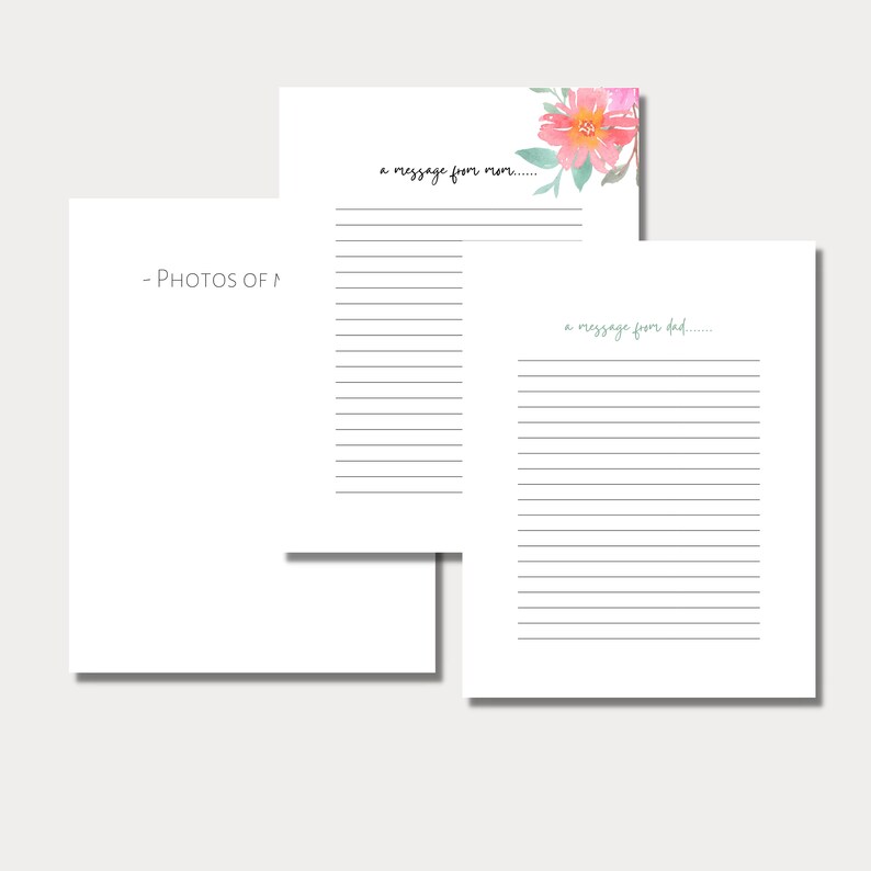 Baptism Memory Book LDS Printable Baptism Book Baptism Journal LDS ...