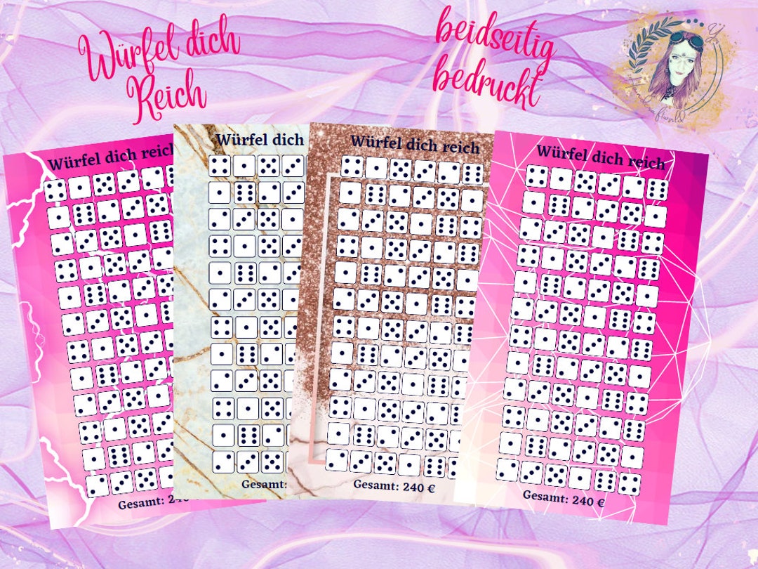 Budget Dice Challenge - Etsy