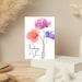 Thinking of You Printable Greeting Card With Colorful Watercolor ...