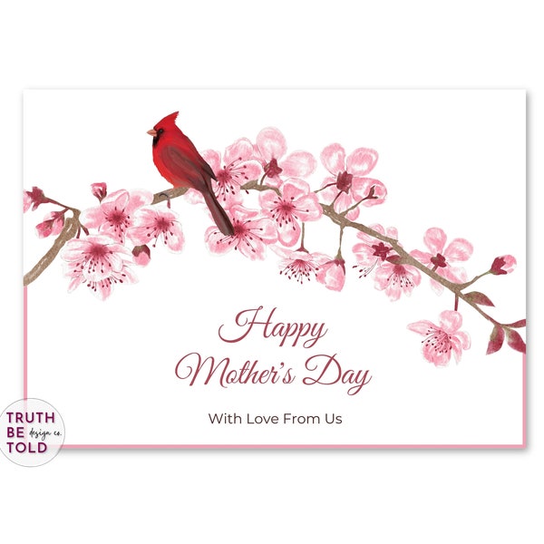 Cardinal Card - Etsy