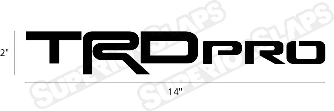TRD Pro Decal - Etsy