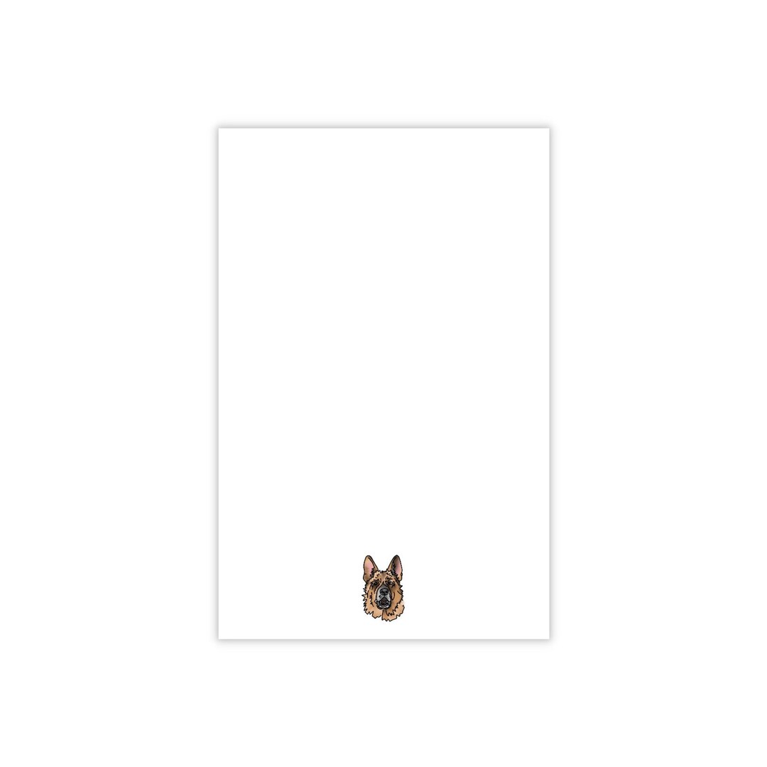 German Shepherd Notepad - Etsy