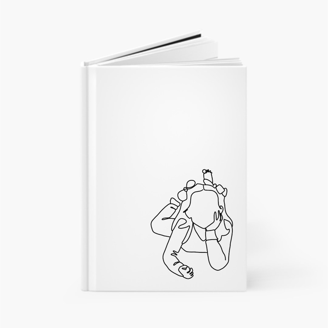Custom YOUR KID Line Drawing Journal - Etsy
