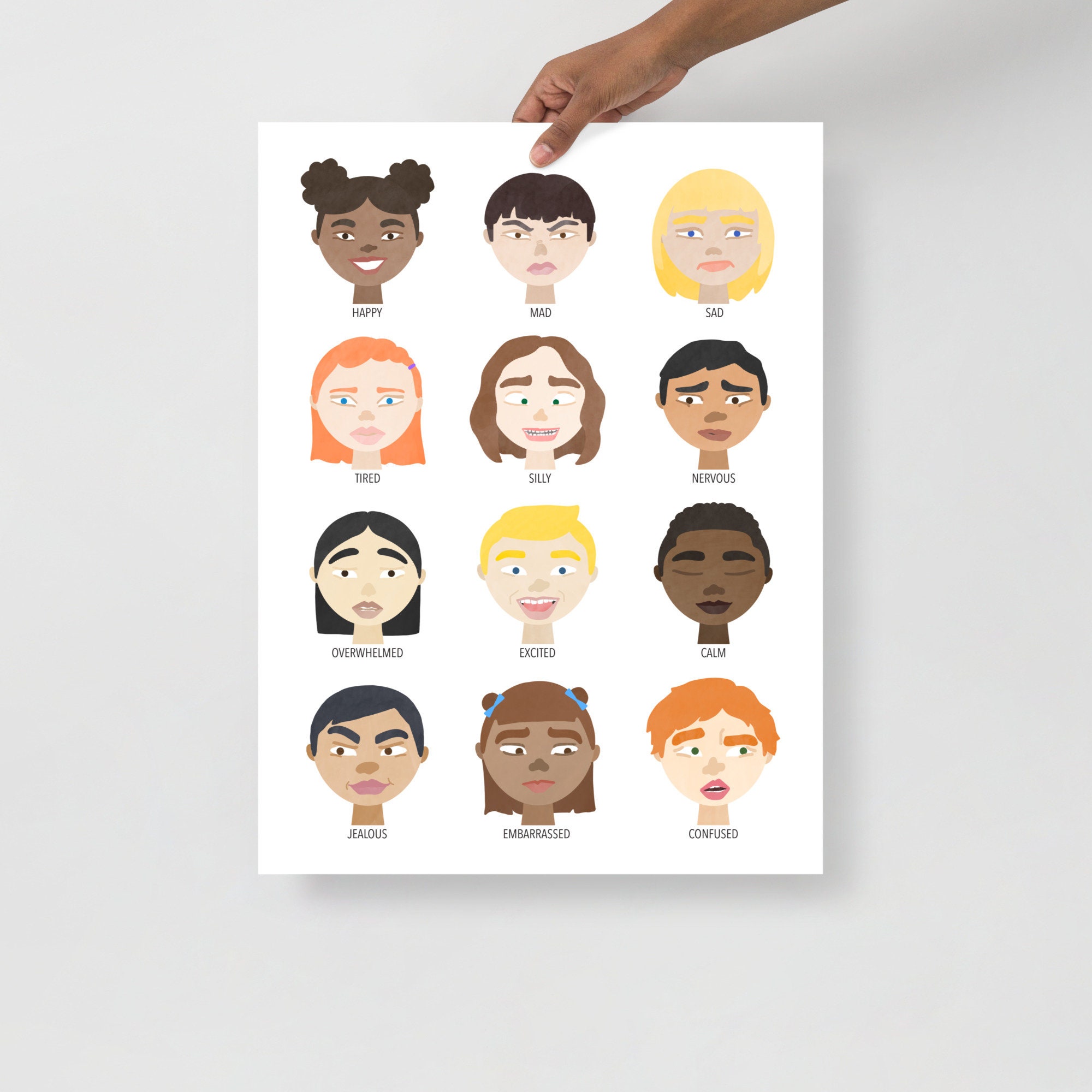 Emotions Poster Print - Etsy