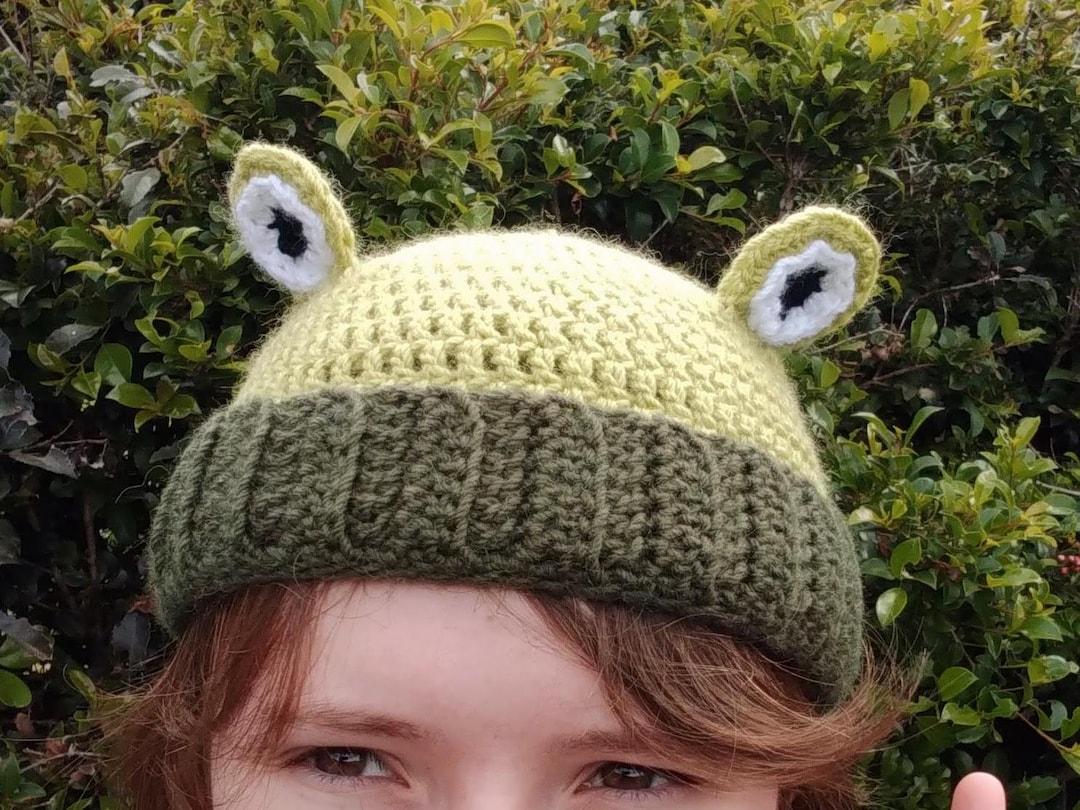 Frog Beanie and Toad Beanie Crochet Pattern - Etsy