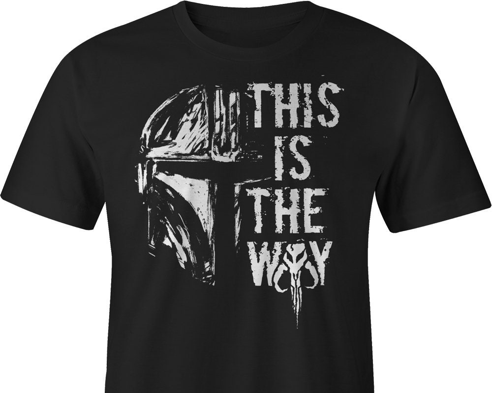 This is the Way T-shirt, Mandalorian Shirt, Mando T-shirt, Mandalorian ...
