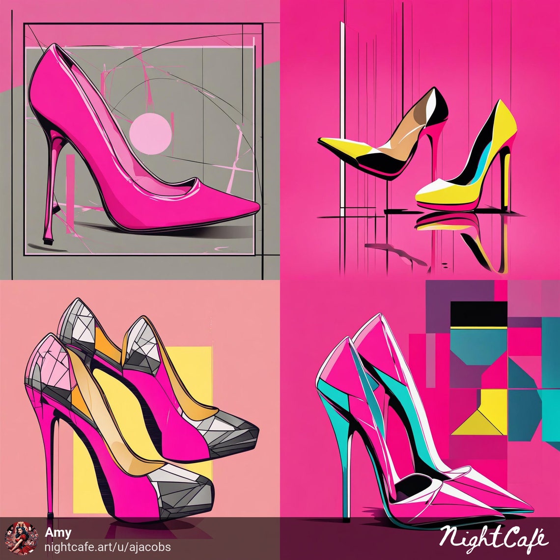 High Heel Pop Art - Etsy