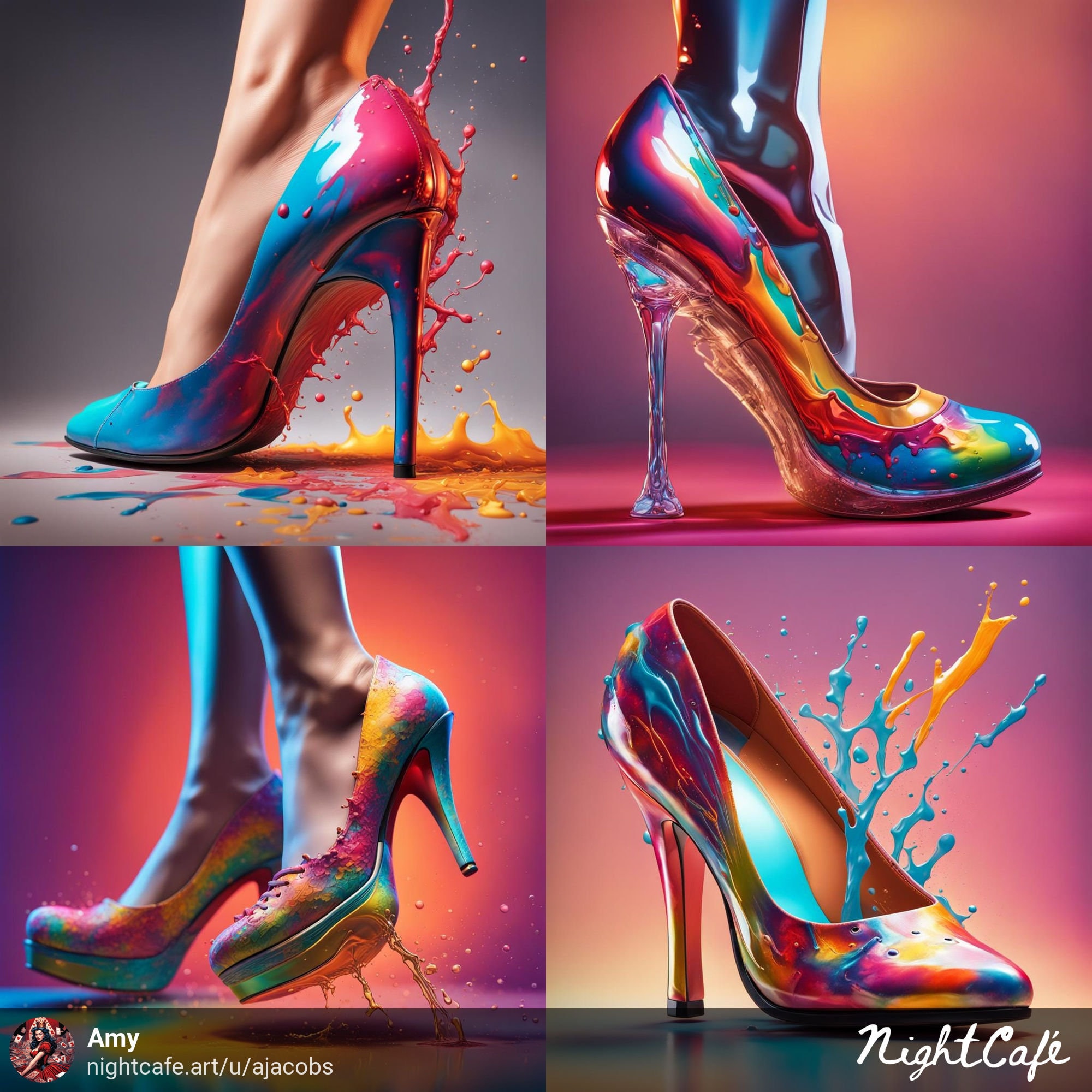 High Heel Pop Art - Etsy