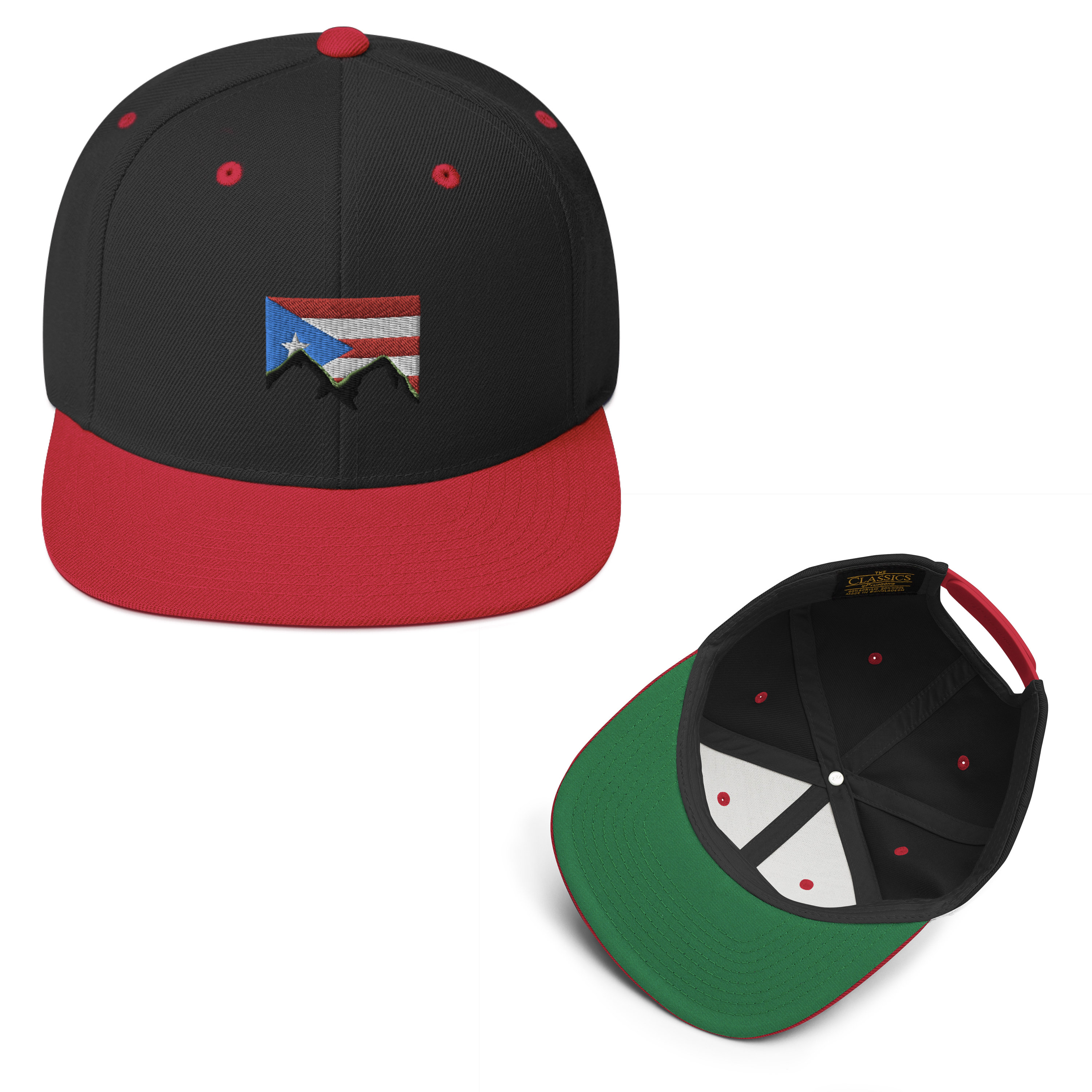 Gorra De Puerto Rico, Snapback Hat De Puerto Rico, Puerto Rico Flag ...