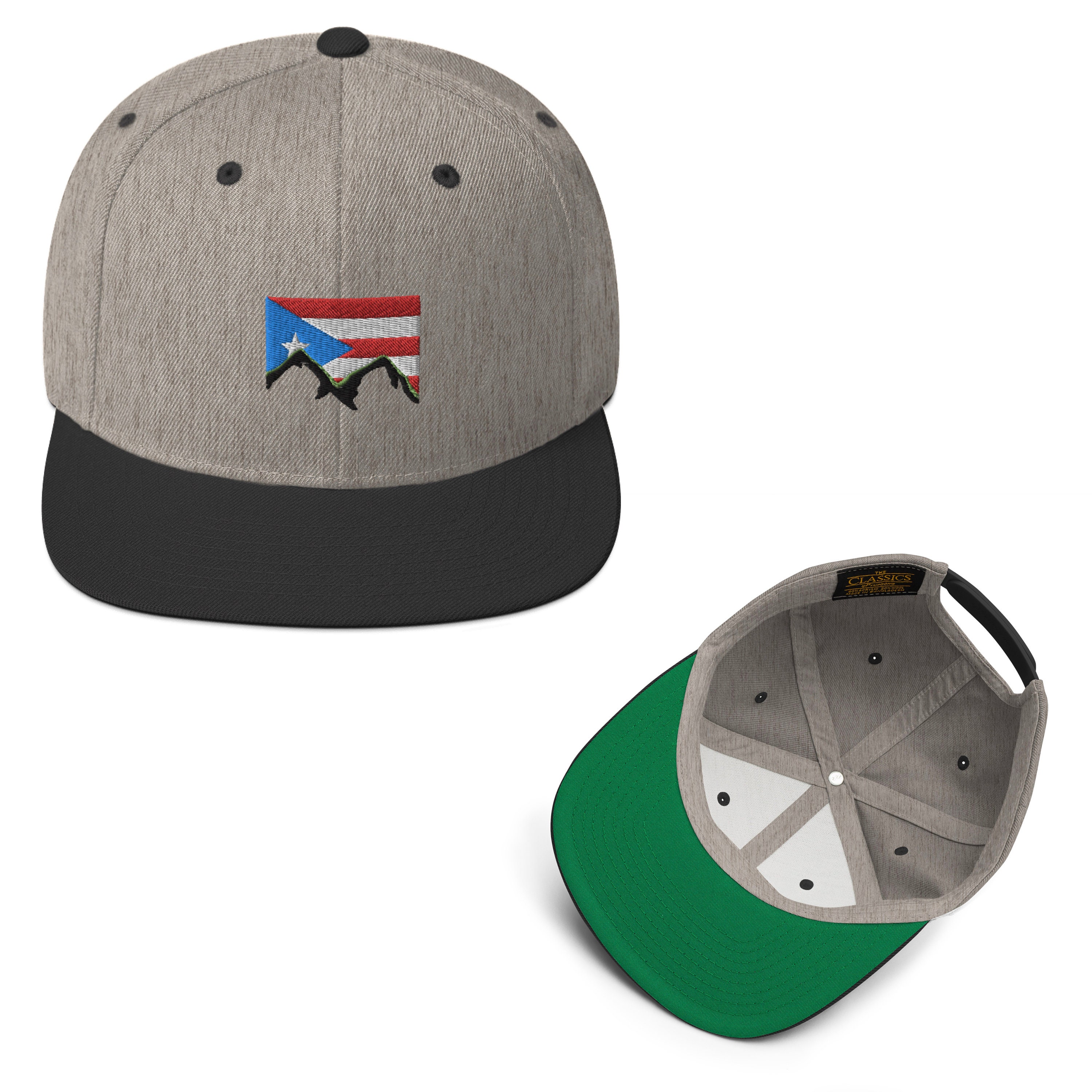 Gorra De Puerto Rico, Snapback Hat De Puerto Rico, Puerto Rico Flag ...