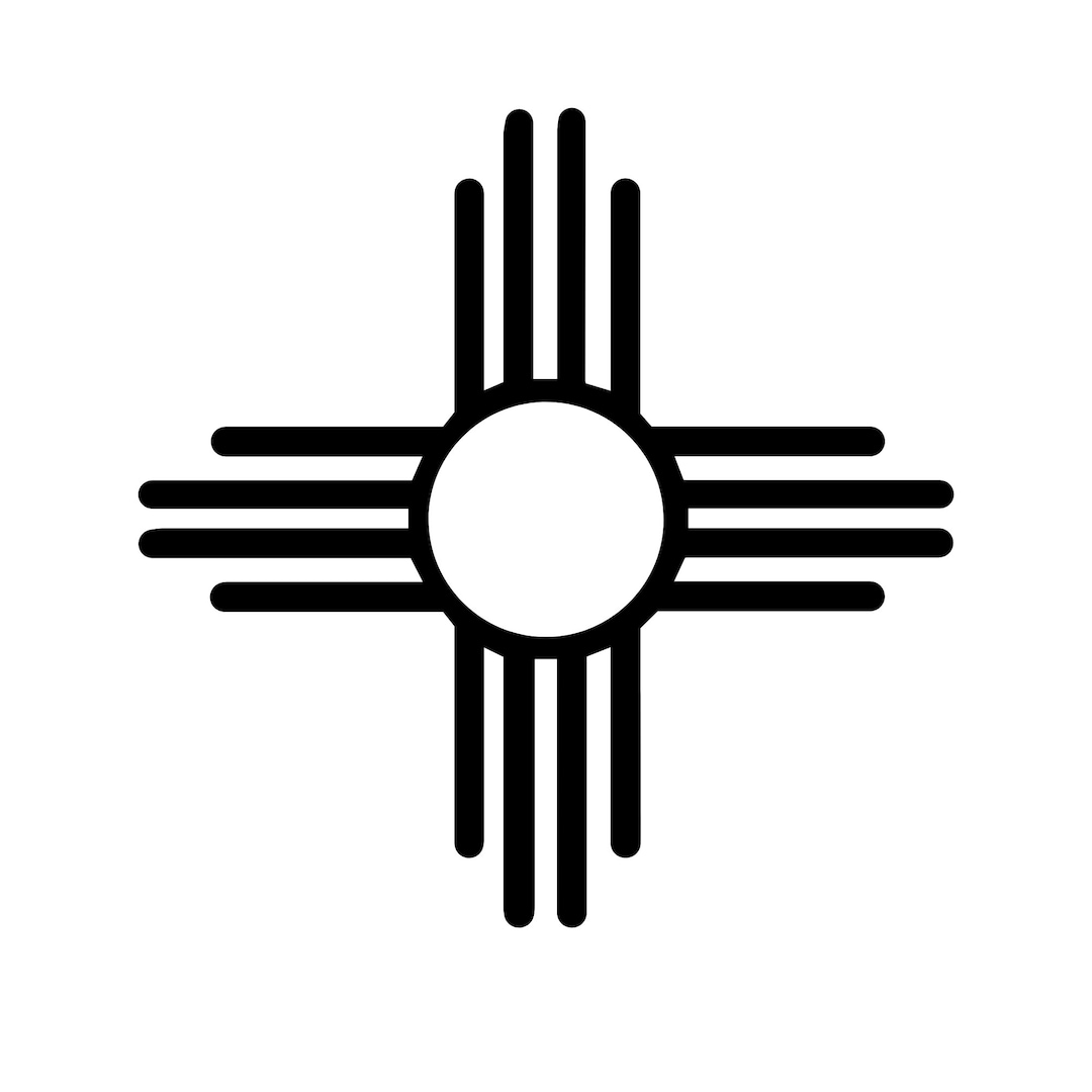 Zia Symbol SVG, Digital SVG, Digital Download, Southwest Symbol SVG ...