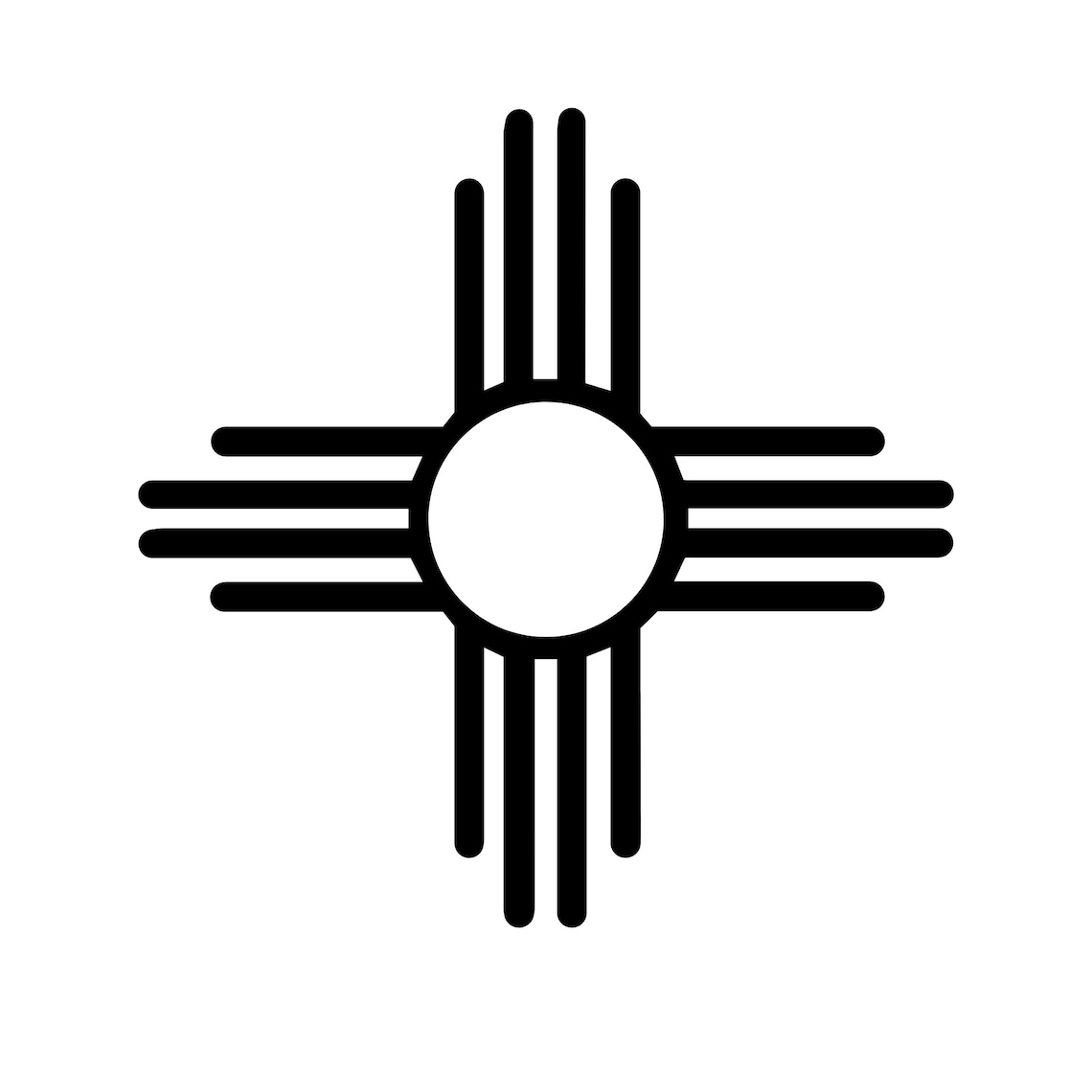 Zia Symbol SVG, Digital SVG, Digital Download, Southwest Symbol SVG ...