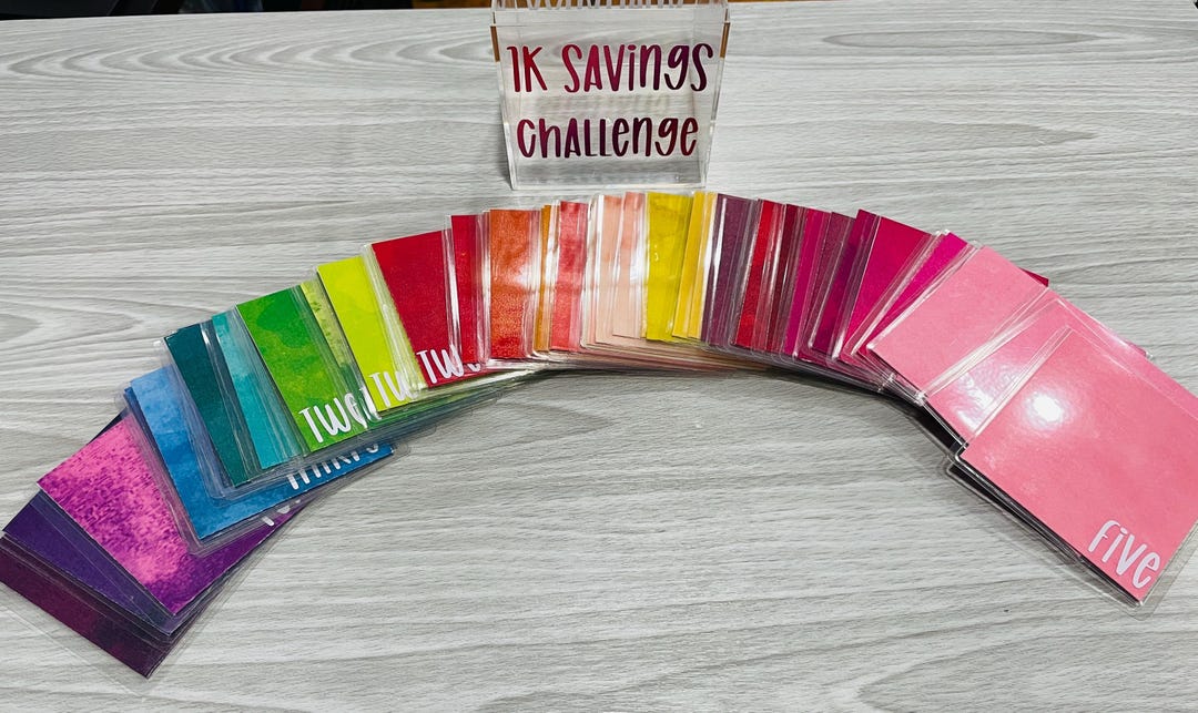 Imperfect\oopsie Rainbow Saving Challenge Box, 50 Envelope Challenge - Etsy