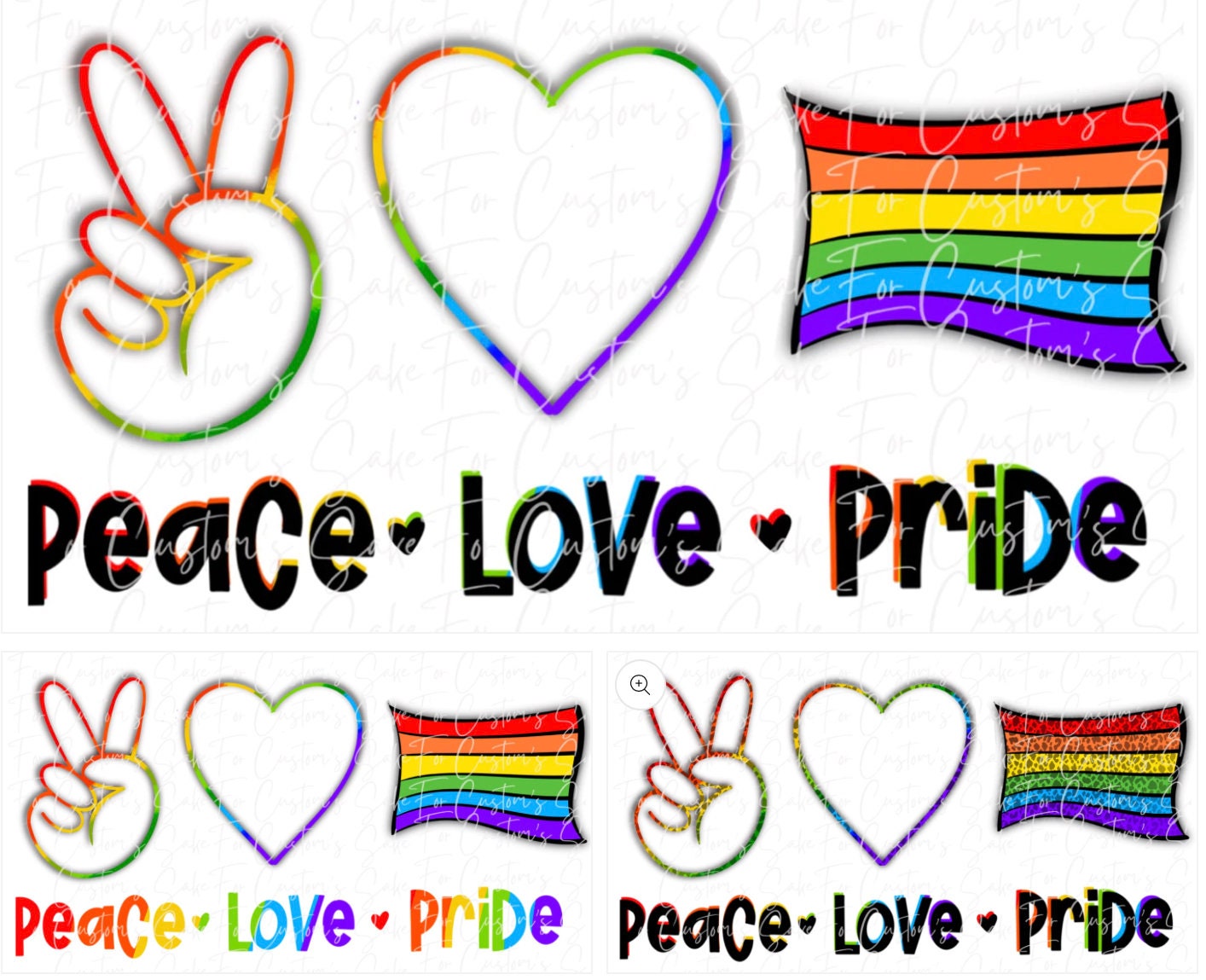 Pride PNG Peace Love Pride PNG Rainbow Awareness Tumbler - Etsy