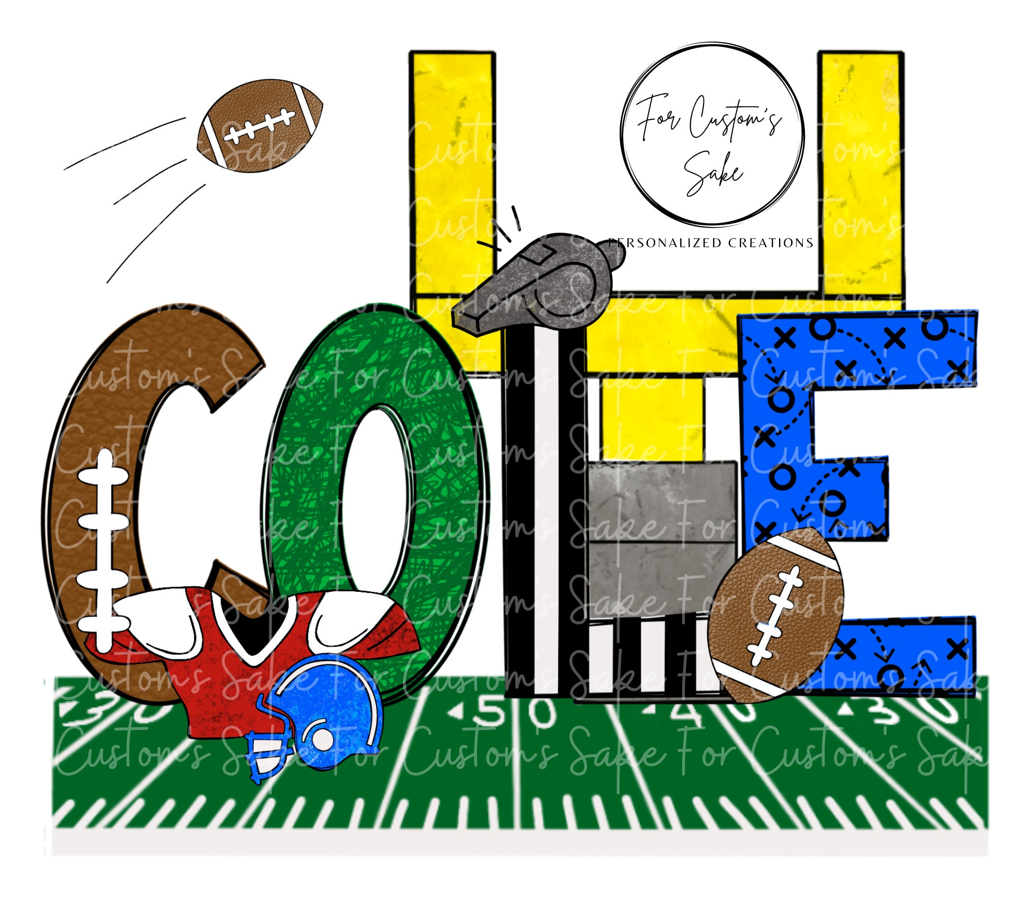 Football Alpha, Football Font, PNG, Football Letters, Gifts for Him ...
