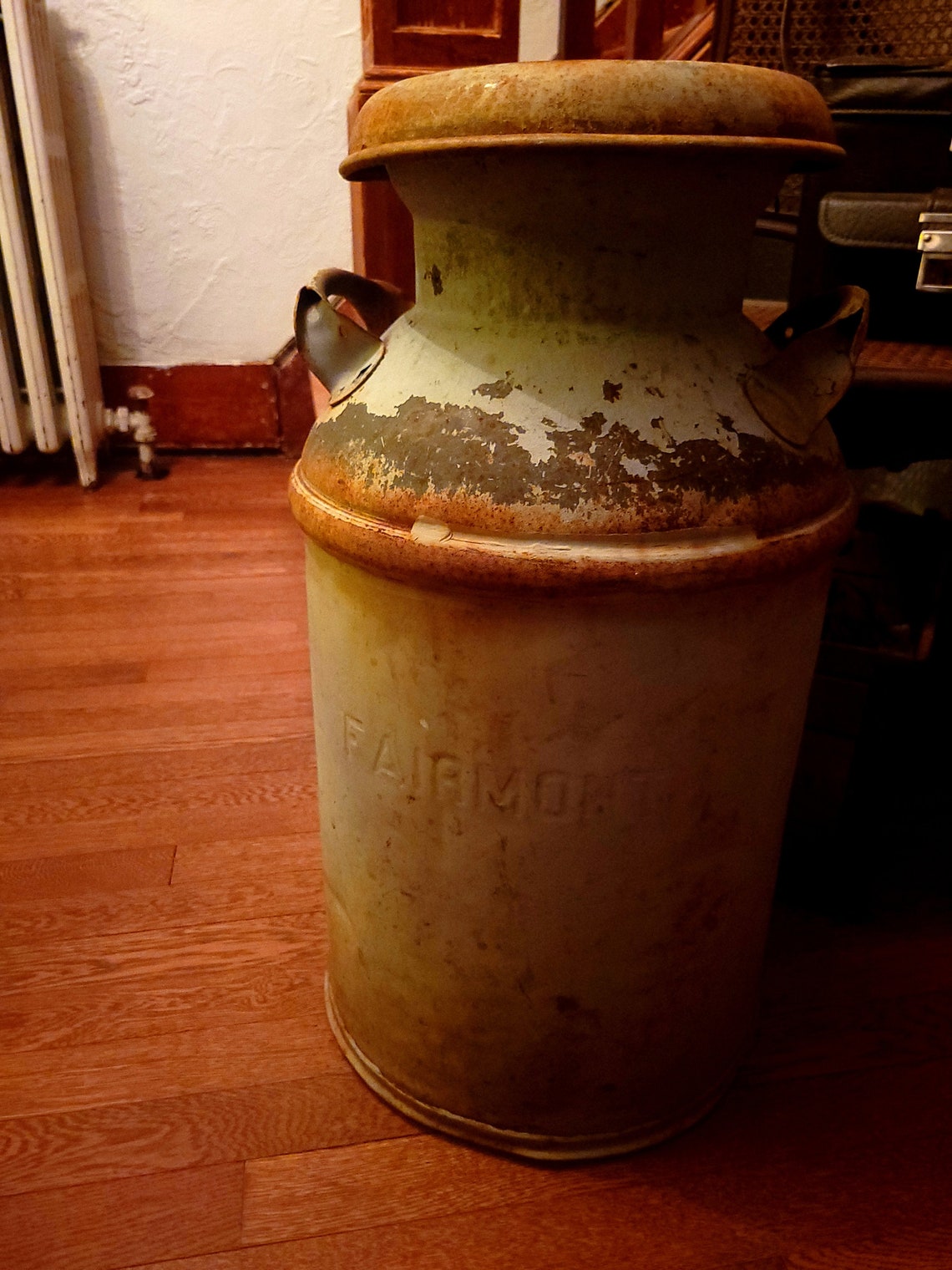 Vintage Pittsburgh Meadow Gold Metal Milk Can - Etsy