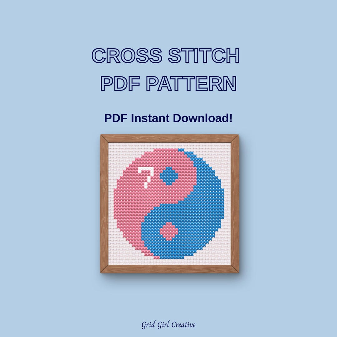 Jack Doohan Yin Yang Cross Stitch Pattern, F1 Racing (digital PDF ...