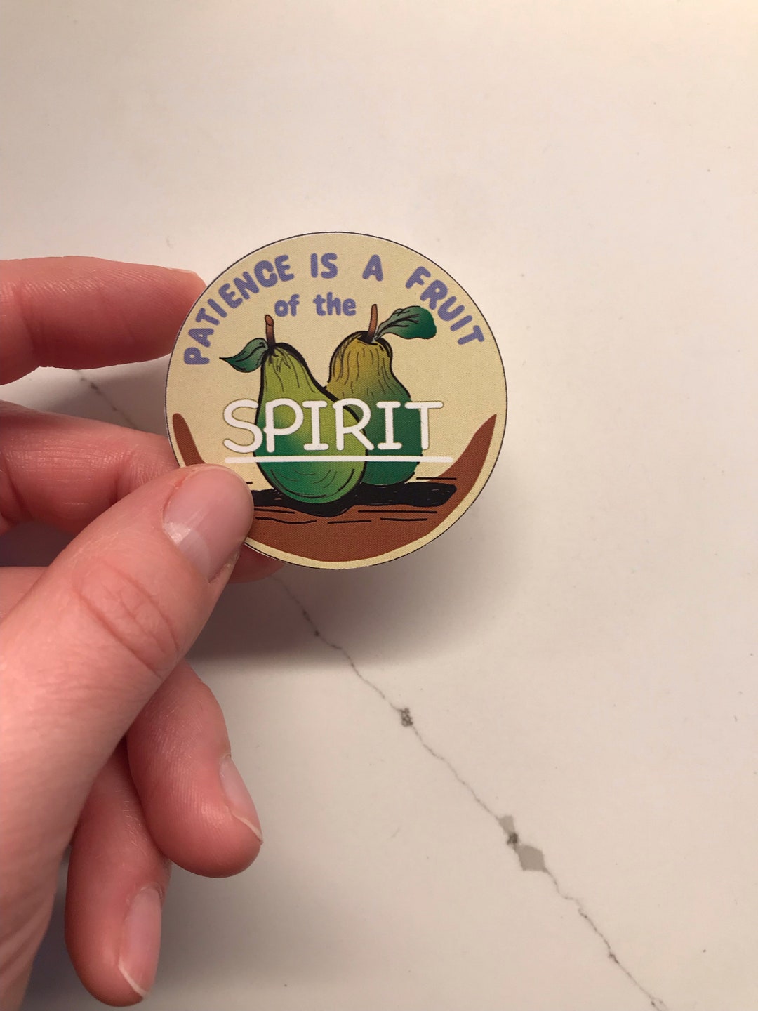 Small Patience is a Fruit of the Spirit Sticker - Christian Sticker ...