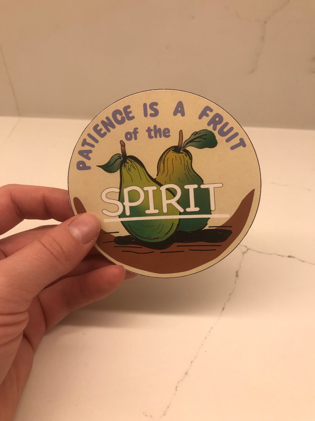 Large Patience is a Fruit of the Spirit Sticker - Christian Sticker ...