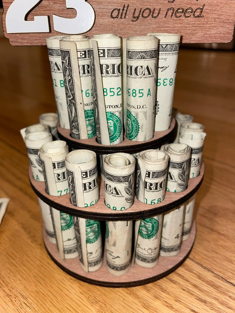 Deluxe Graduation Layered Money Tower - Etsy