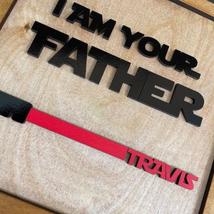 I Am Your/their Father Wooden Sign - Etsy