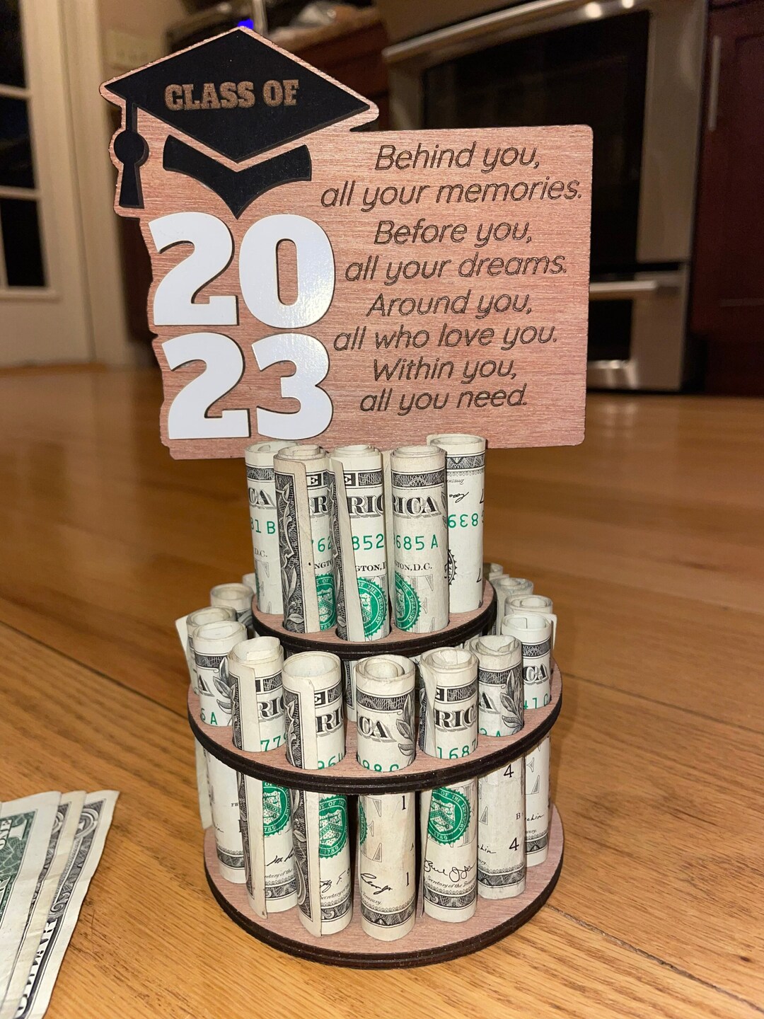 Deluxe Graduation Layered Money Tower - Etsy