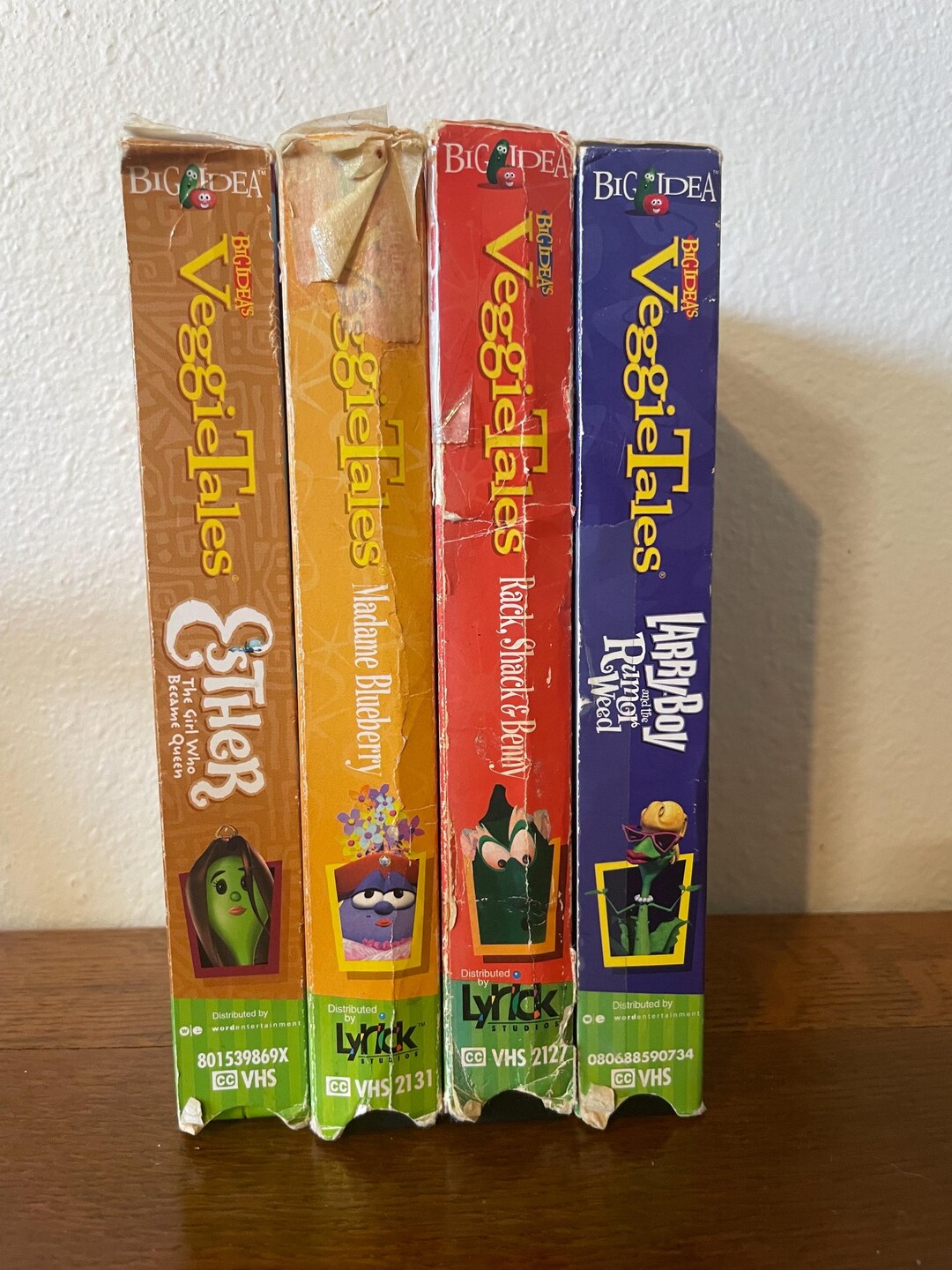 Set of 4 Veggietales VHS Tapes - Etsy