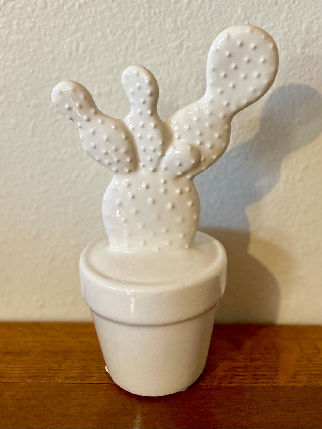 Porcelain Cactus Statue - Etsy
