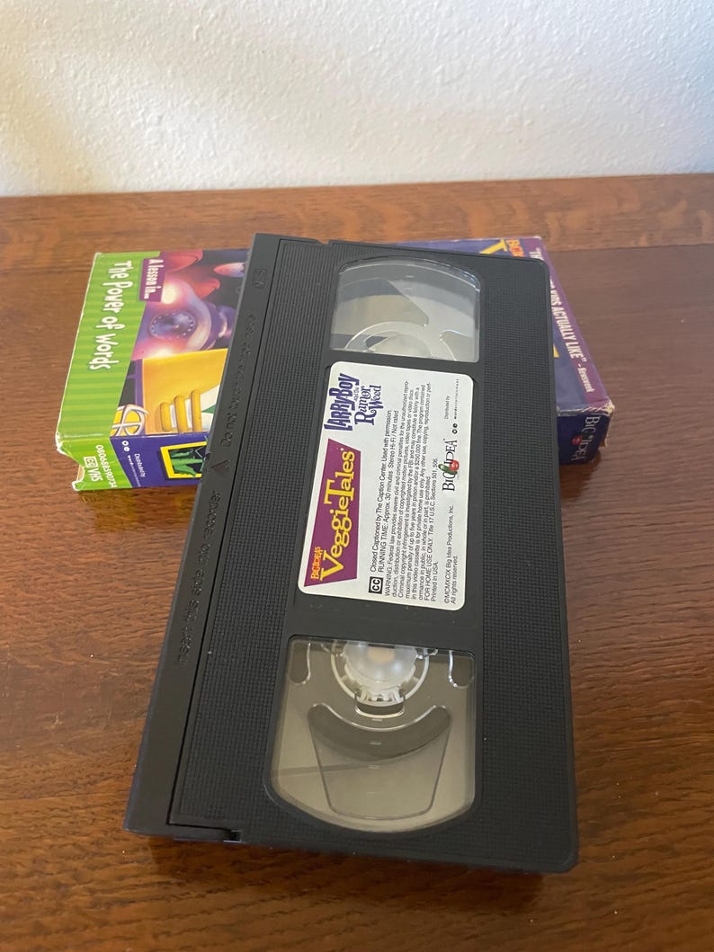 Set of 4 Veggietales VHS Tapes - Etsy