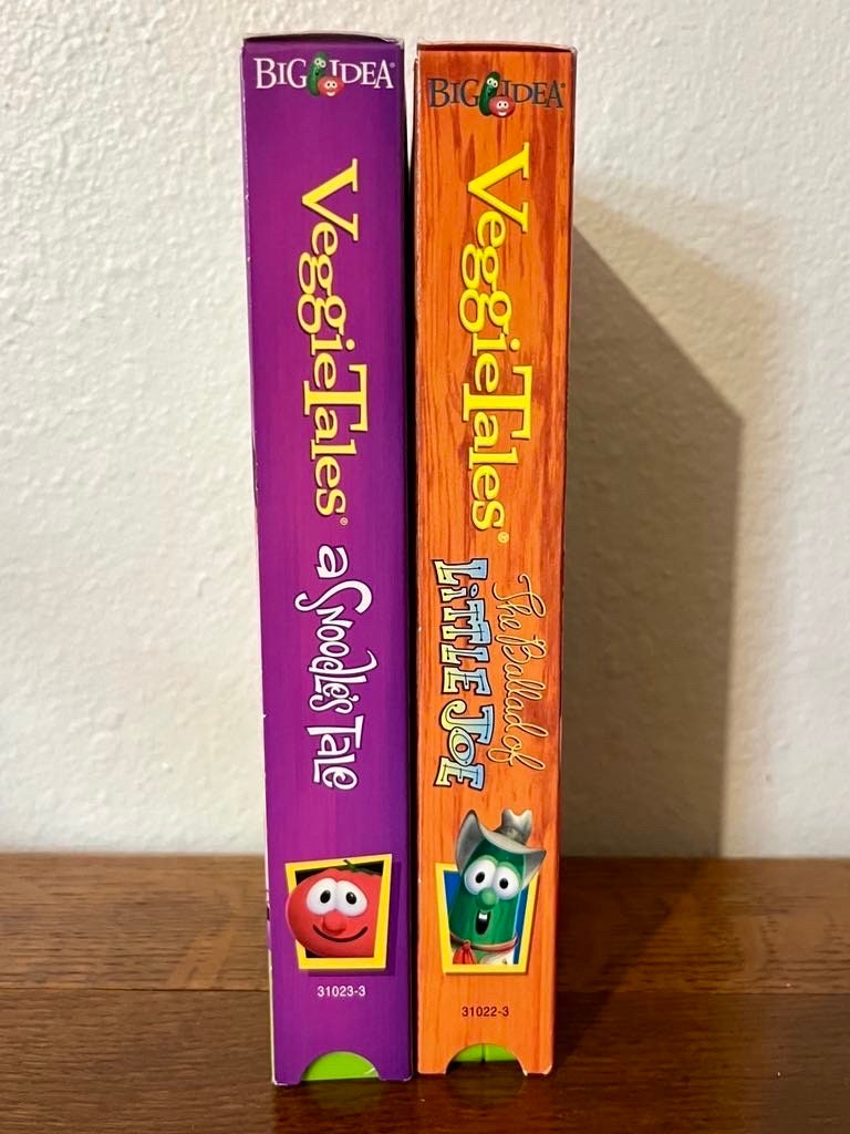 VTG Veggie Tales 2 Piece VHS Collection - Etsy