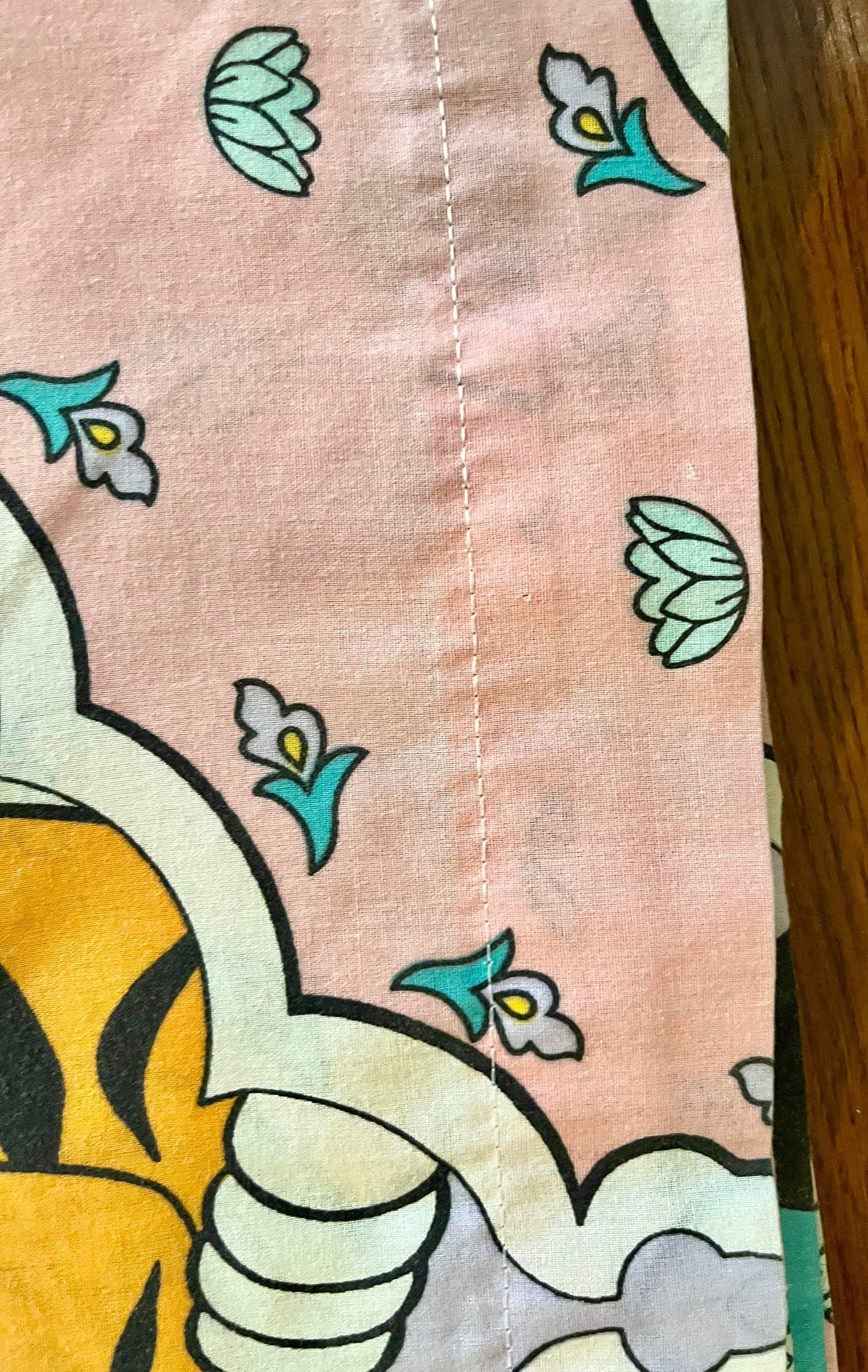 Vtg 90's Disney's Aladdin Jasmine and Rajah Twin Flat Sheet Kids ...