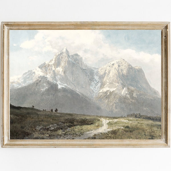 Snowy Mountain - Etsy