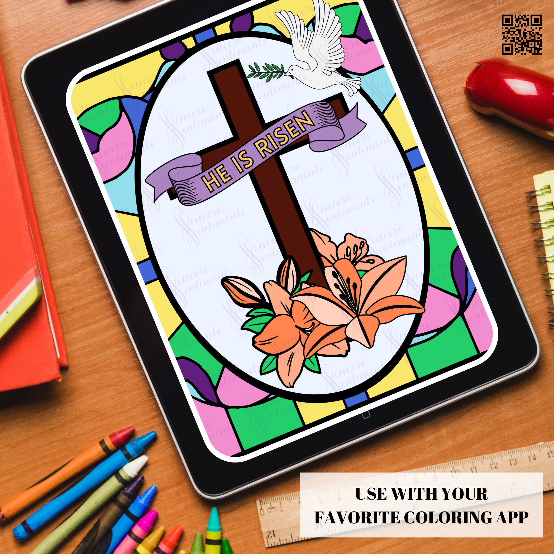 Easter Printable Coloring Pages - Etsy