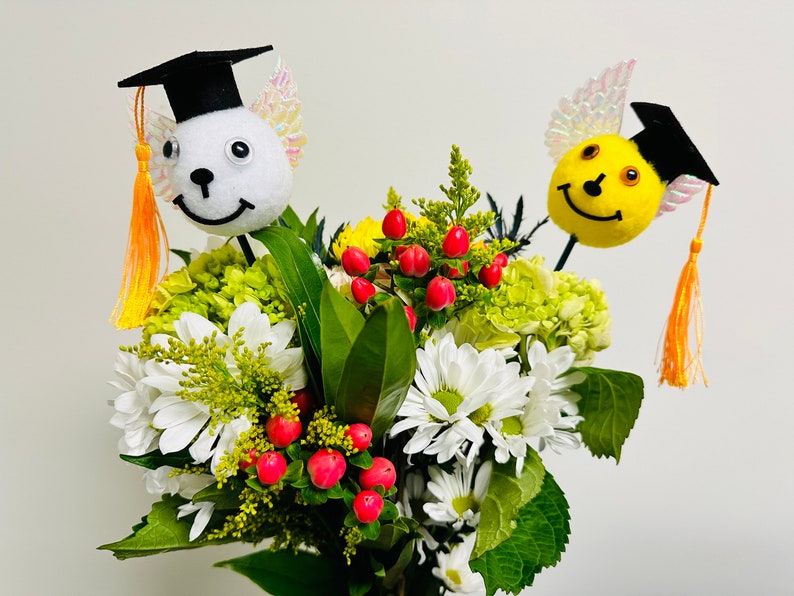 Angel Graduation Cap Doll, Graduation Flower Bouquet Topper - Etsy