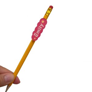 Personalized Pencil Name Tags – Custom School Supplies Labels for Kids ...