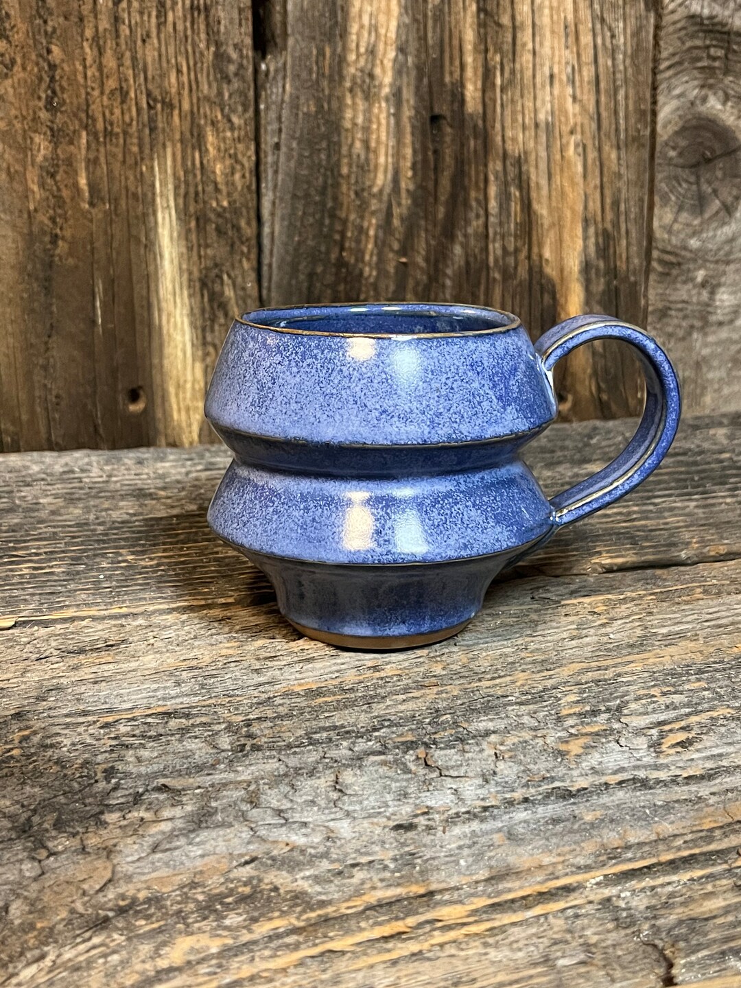 12oz Handmade Mug | Modern Shape | Sky Blue | Ceramic Hand Thrown ...