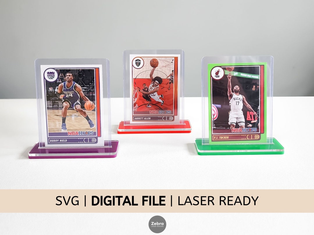 SVG Digital File | Sports Trading Card Stand | Holder | Display ...