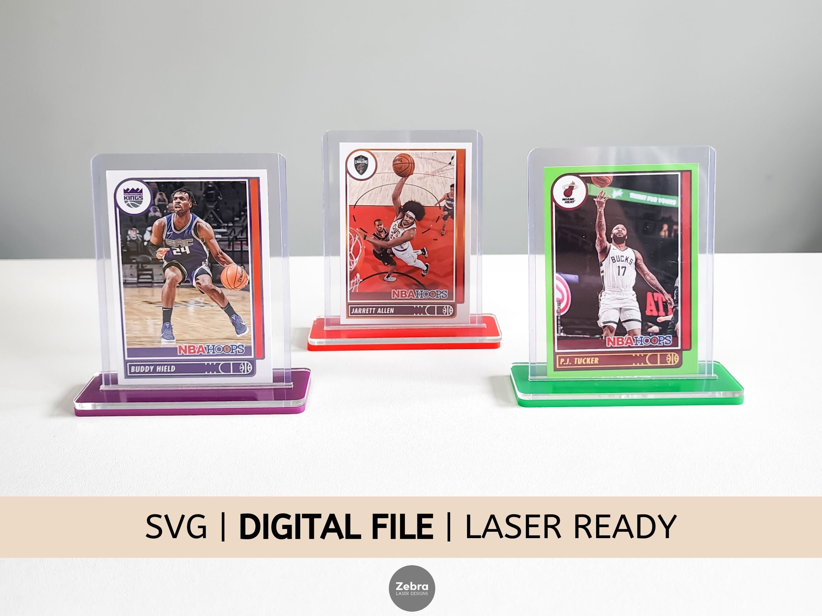 SVG Digital File | Sports Trading Card Stand | Holder | Display ...