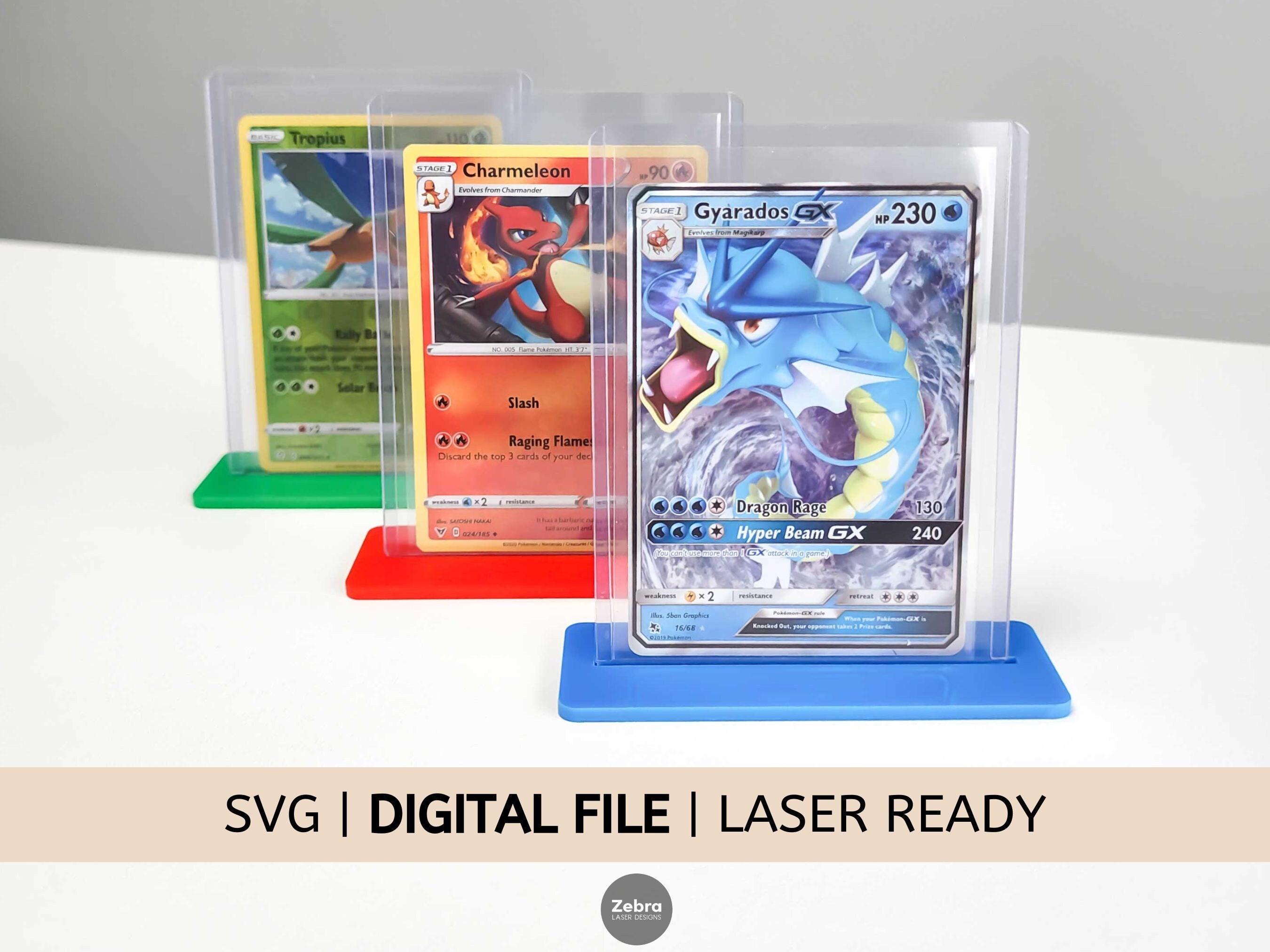 SVG Digital File | Pokemon Card Stand | Holder | Pokemon Display ...