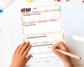 Self-reflection Worksheet for Kids (books) & Engaging Daily Mindfulness ...